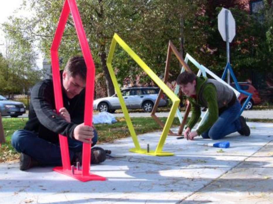 SCULPTURAL BIKE RACKS INSTALLED | Easthampton City Arts