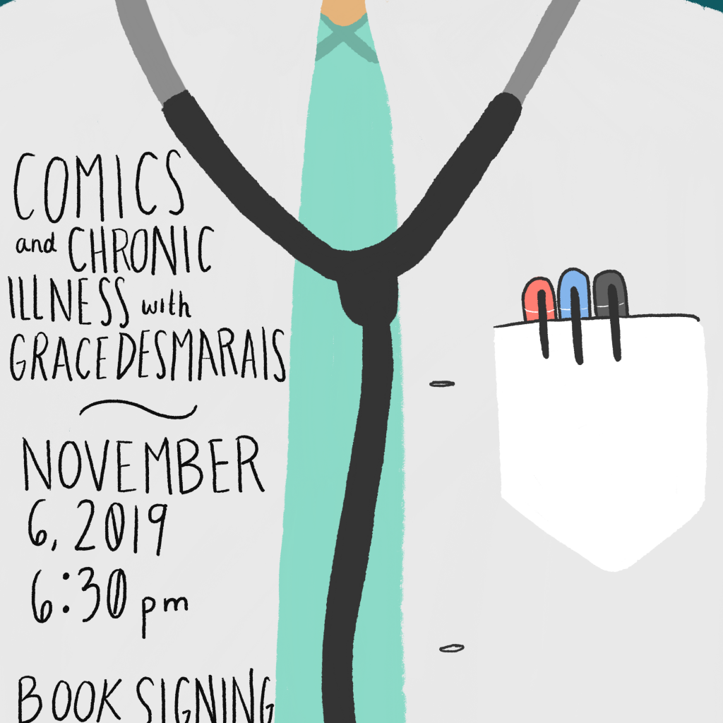 Comics and Chronic Illness with Grace Desmarais | Easthampton City Arts